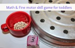 Math and fine motor skill game for toddlers - sparklingbuds