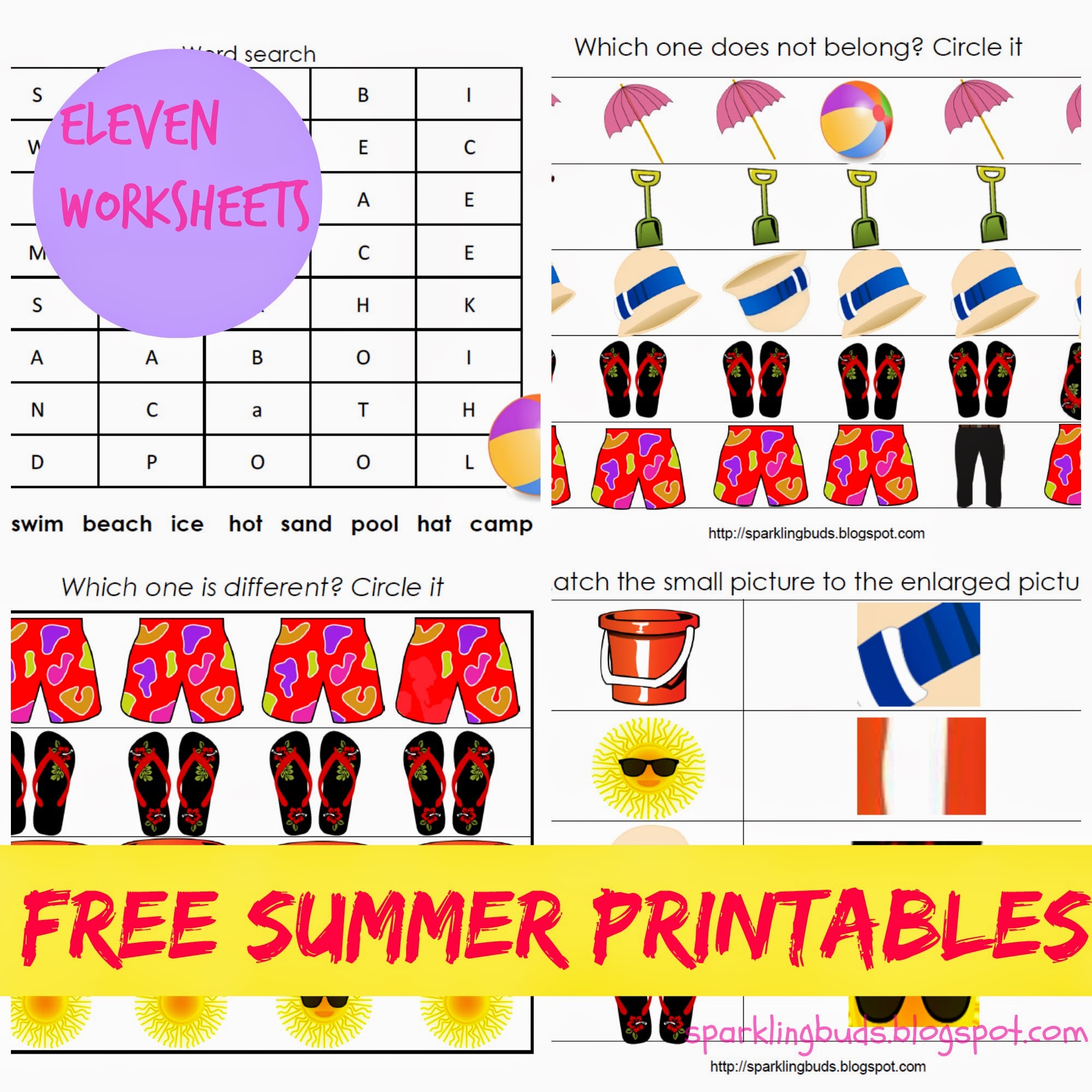 Free Summer Printables Sparklingbuds Free Summer Printables Sparklingbuds