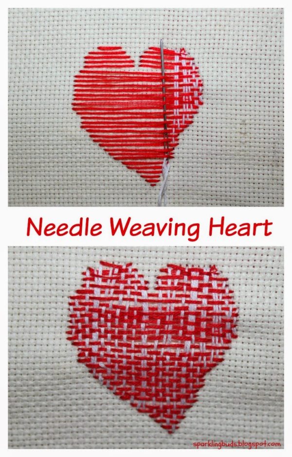 Needle Woven Heart – sparklingbuds