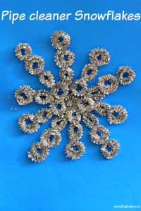 Pipe cleaner snowflake – sparklingbuds