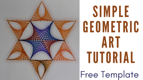 Geometric art – How to draw parabolic curves using straight lines ...